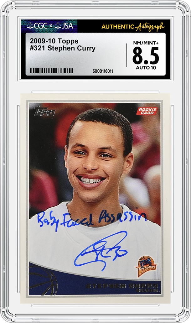 CGC x JSA Certify Signed and Inscribed “Baby Faced Assassin” Stephen ...
