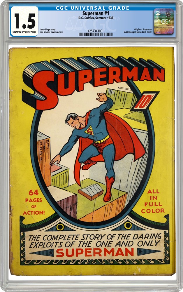 CGC-certified TMNT #1 and Superman #1 Top ComicConnect Auctions | CGC