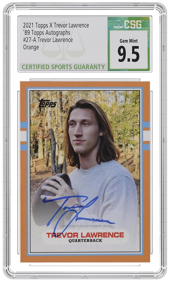 CSG Certifies Throwback Cards Featuring Rookie Jacksonville Jaguars ...