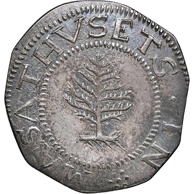 Counterfeit Detection: 1652 Pine Tree Shilling | NGC