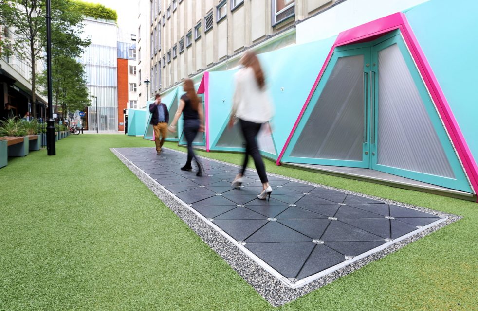 Kinetic flooring, passi responsabili per città sempre più smart