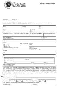 How to Complete an AKC Dog Show Entry Form – American Kennel Club