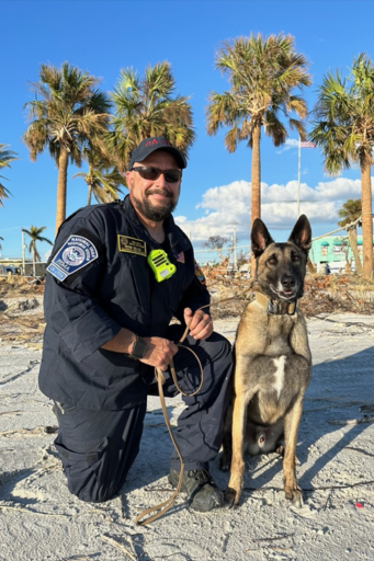 Belgian Malinois 'Riley' Searches for the Deceased After Los Angeles Fires