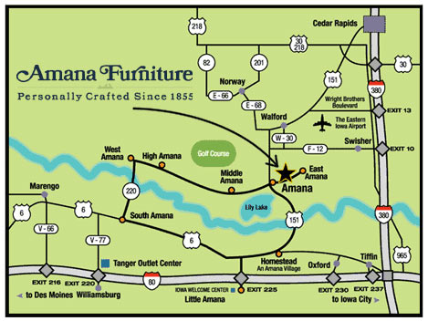 Visit Us In Amana!: Store Name
