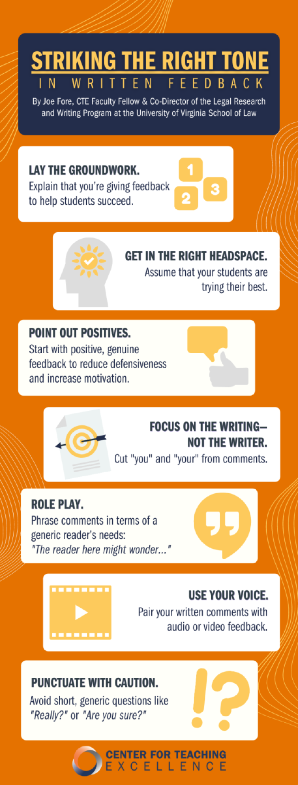 Striking the Right Tone in Written Feedback — UVA Teaching Hub