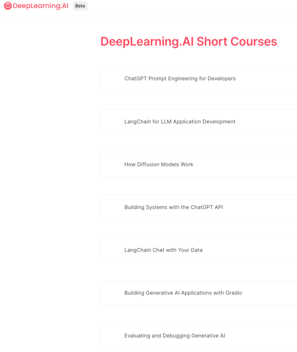Discovering the Essence of AI with DeepLearning.AI Short Courses — UVA Teaching Hub