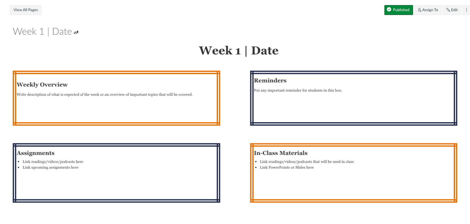 Canvas Templates that Integrate Inclusive Course Design Principles ...