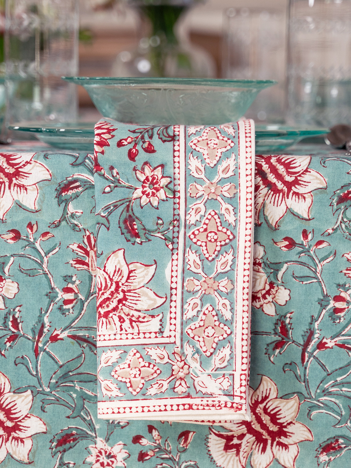 Breeze Block Print Napkin Set of 4 | Collections, Kitchen & Table ...