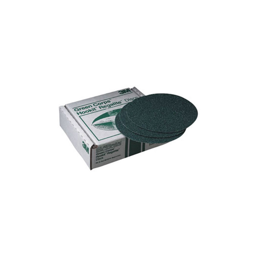 3M Green Corps 6 Hookit Regalite Discs, Abrasive Discs: Auto Body Toolmart