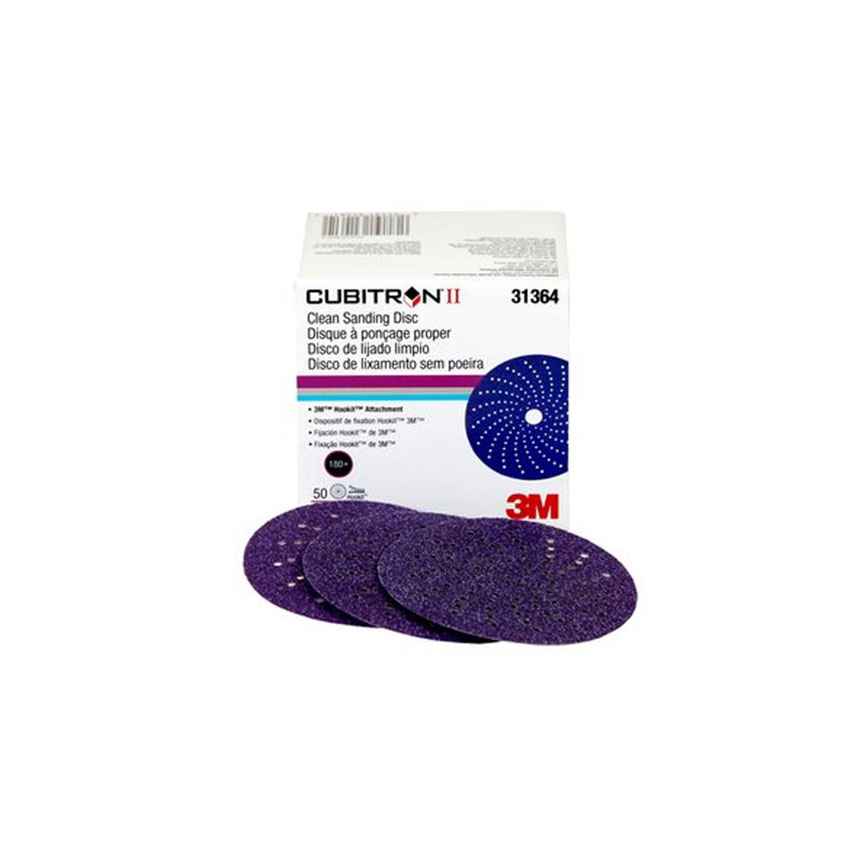3M Cubitron II Clean Sanding Hookit Disc, 3 inch, 180+ grade - 31364 ...