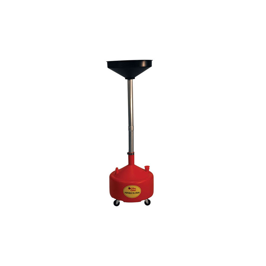 8-Gallon Portable Poly Oil Drain, Drain Pans: Auto Body Toolmart