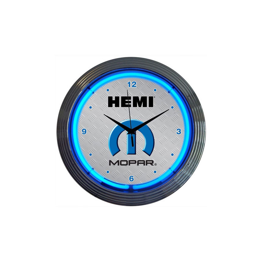 Neonetics Mopar HEMI Neon Clock, Neon Signs: Auto Body Toolmart
