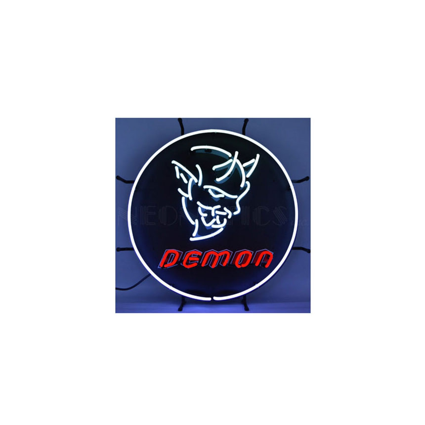 Neonetics Auto-Dodge Demon Neon Sign - 5DEMON, Neon Signs: Auto Body ...