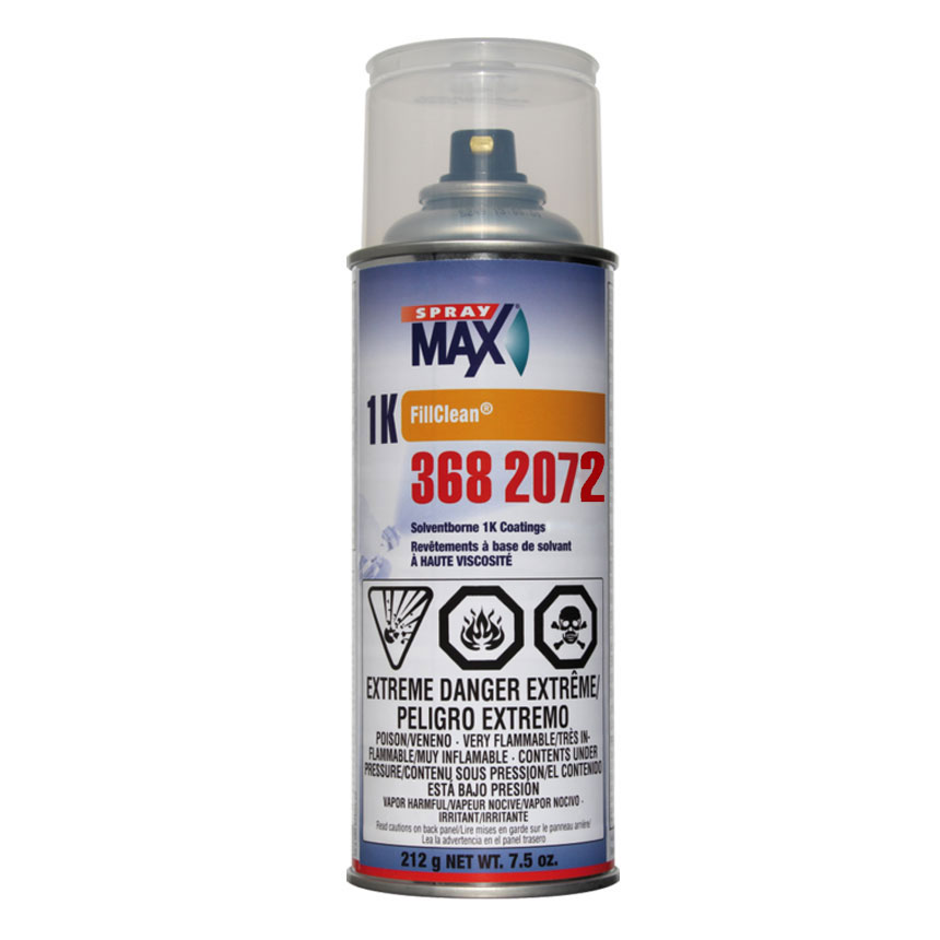 SprayMax 1K Empty FillClean® Solventborne Aerosol Can - Low Viscosity ...