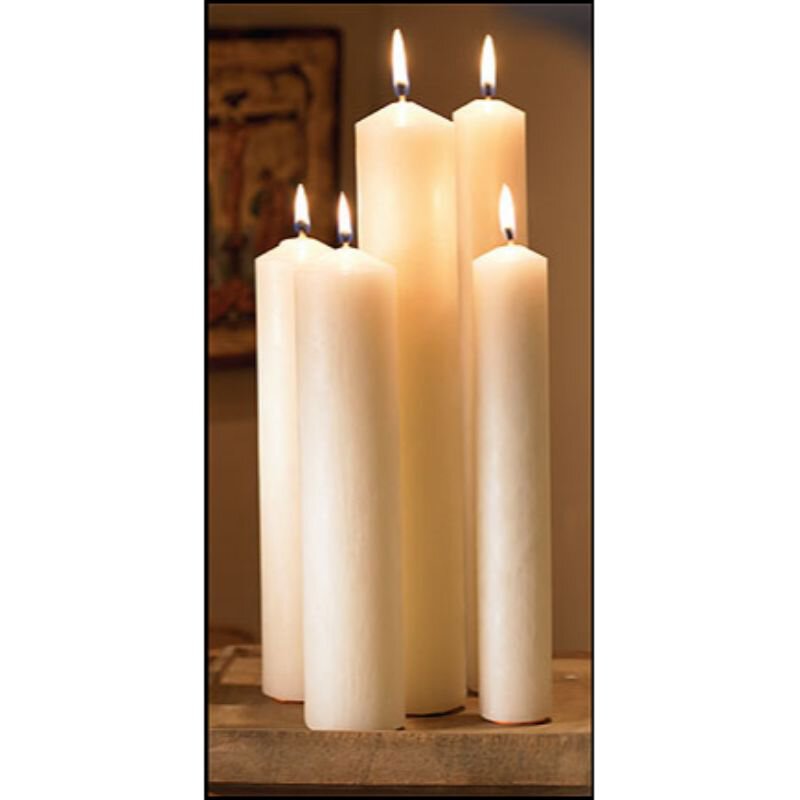 12 Large Diameter All-Purpose End Altar Brand® Candle, Candles: Autom