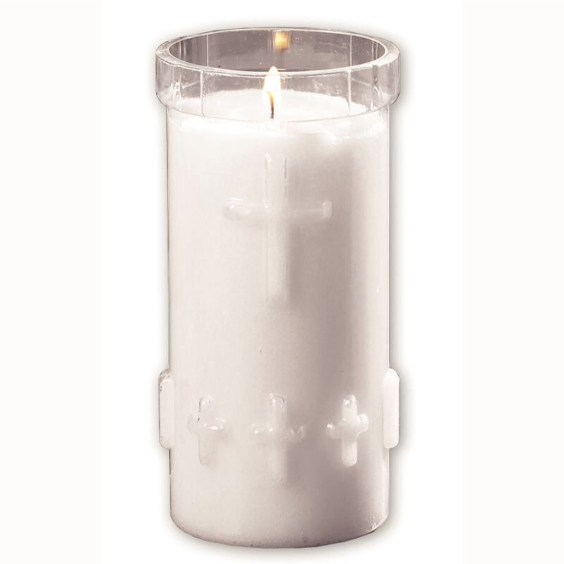 4-5-Day Prayerlights Sanctuary Light - 12/cs, Candles: Autom