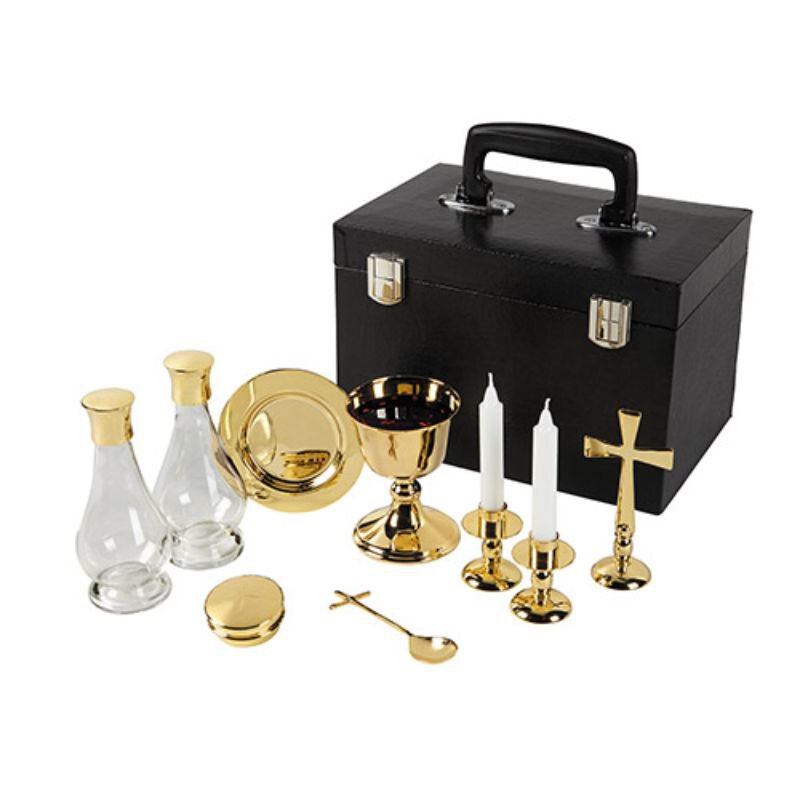 Portable Mass Kit with Case - 9 Piece Set, Clergy Kits & Travel ...