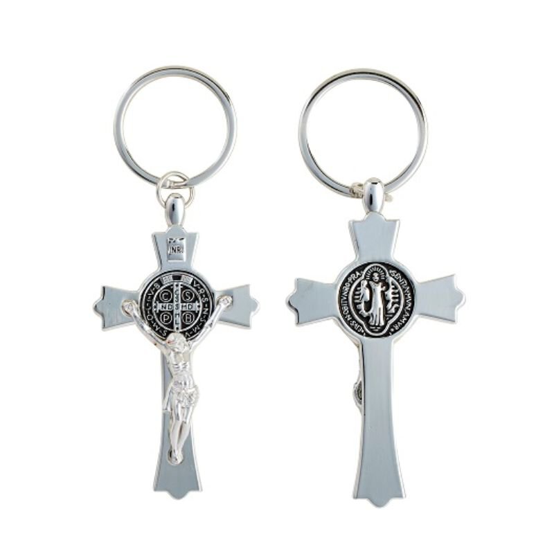 St. Benedict Crucifix Key Chain - 6/pk, Devotional Items: Autom