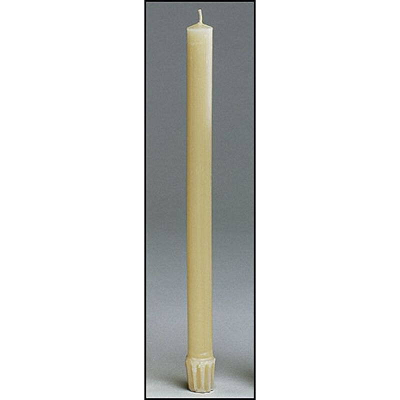 Beeswax Candle - 24/pk, Church Supplies: Autom