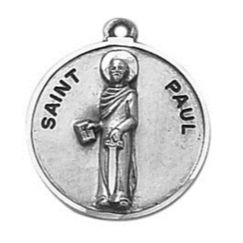 Creed® Sterling Patron Saint Paul Medal, Devotional Items: Autom
