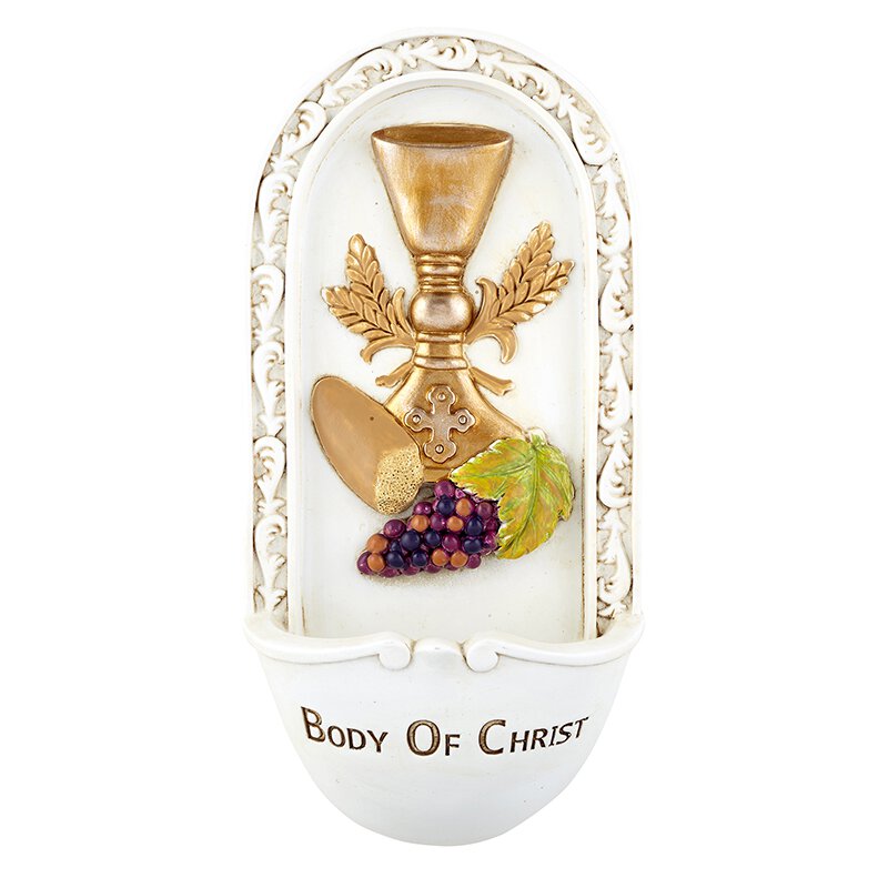 Body of Christ First Communion Holy Water Font - 2/pk