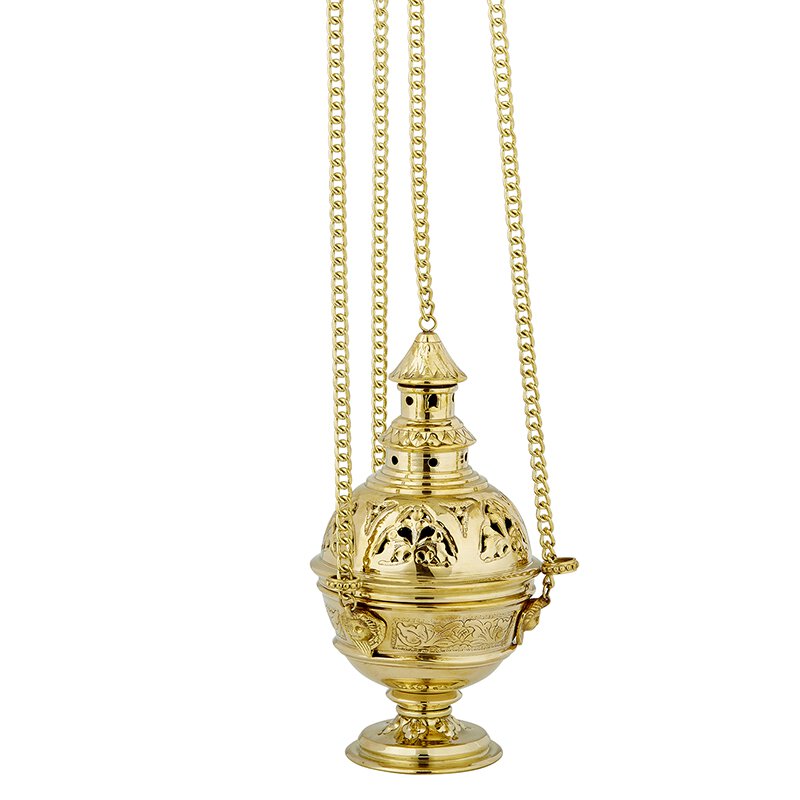 Ornate Triple Chain Censer