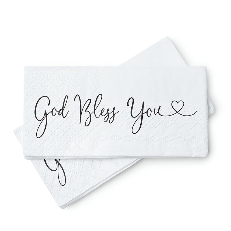 God Bless You Tissues (10 tissues/pk) - 18/pk, Gifts: Autom