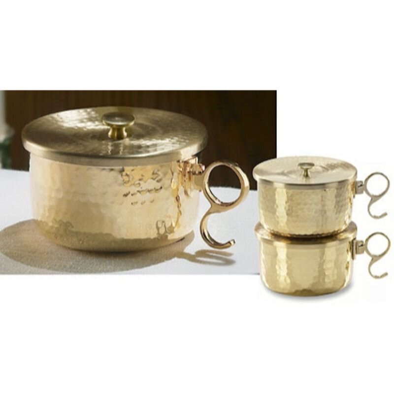 150 Host Stacking Ciboria with Lid, Church Supplies: Autom