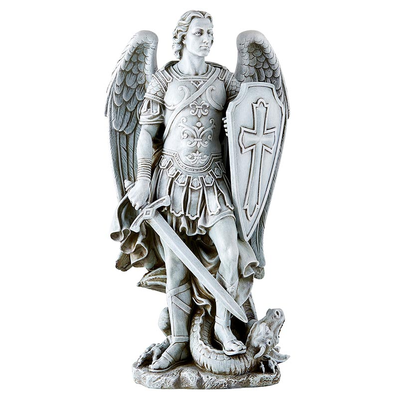 12-1/4 Saint Michael Statue, Statues, Plaques & Stands: Autom