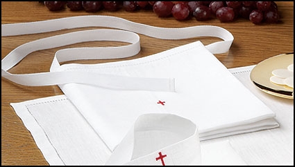 Mass Linens, Altar Cloths, Purificator, Corporal, Pall, Amice | Autom