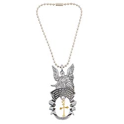 Guardian Angel with Saint Christopher Auto Charm