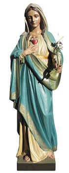 Church Size Large Statues, Saint Statuary, Indoor, Wood | Autom