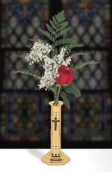 Church Furnishings, Flower Stand, Vases, Liners, Sudbury Brass | Autom