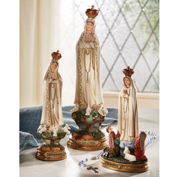 Our Lady of Fatima with Children Statue
