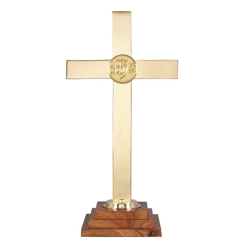 Chapel Altar Cross with IHS Emblem