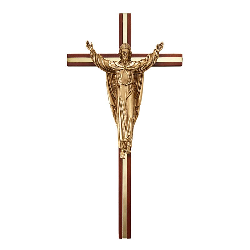 James Brennan™ Risen Christ Cross with Inlay