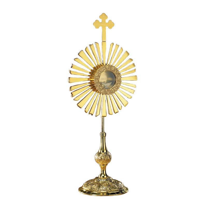 Large Cross Monstrance with Luna, Church Supplies: Autom