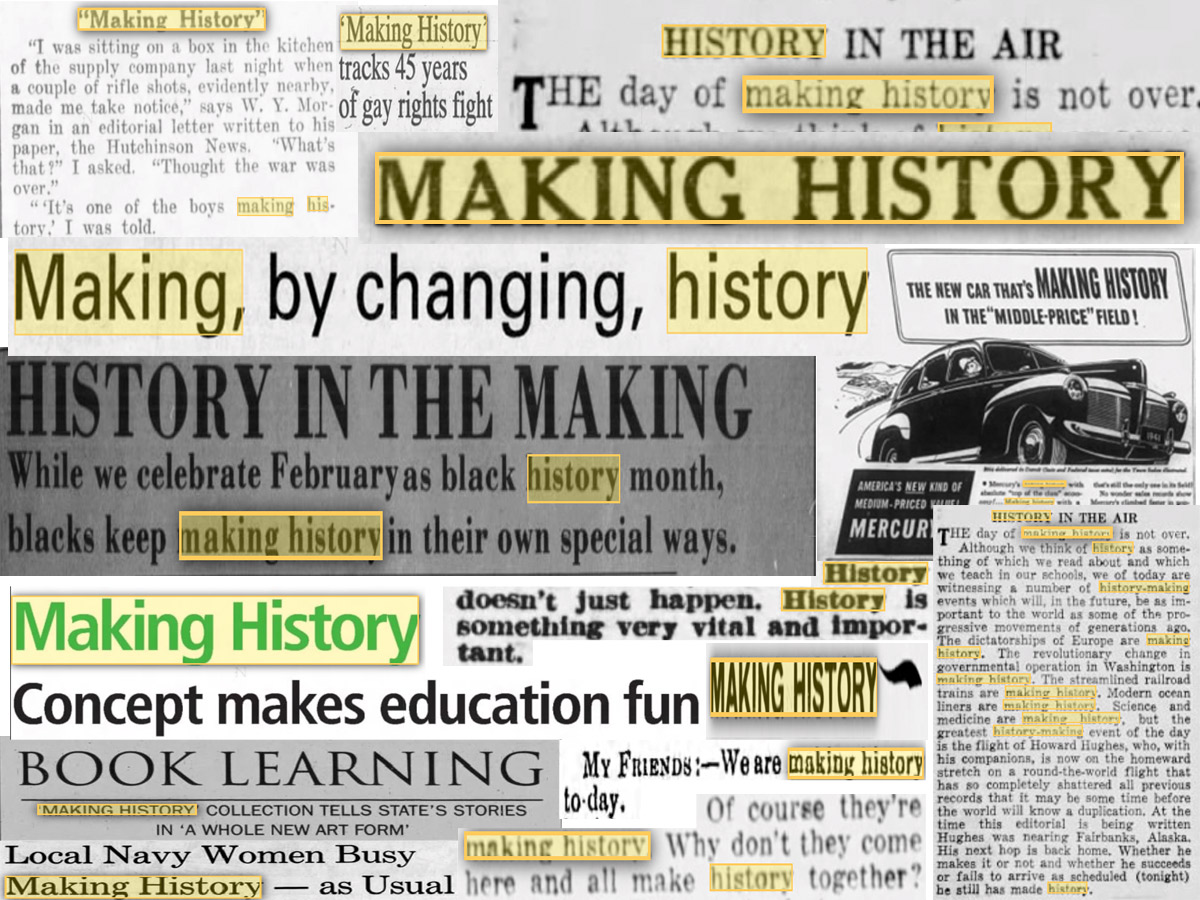 People Making History — BackStory Archive