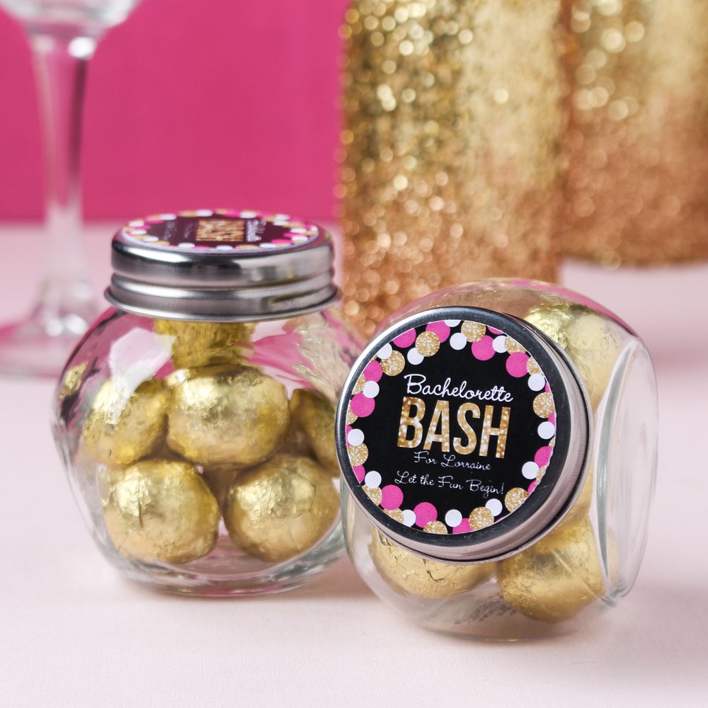 Personalized Wedding Themed Candy Jars