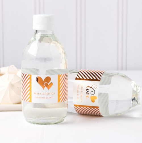 Personalized Metallic Foil Drink Labels