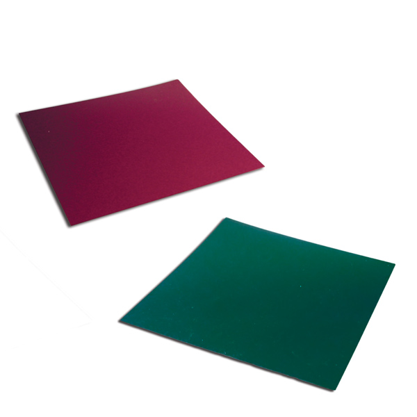 - Red or Green Vinyl Sheets