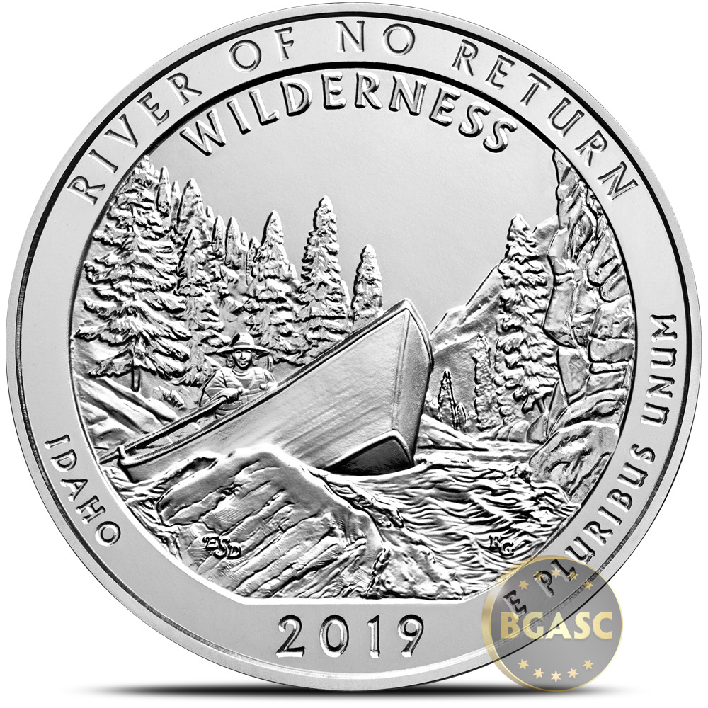 Buy 2019 River of No Return Idaho 5 oz Silver America The Beautiful ...