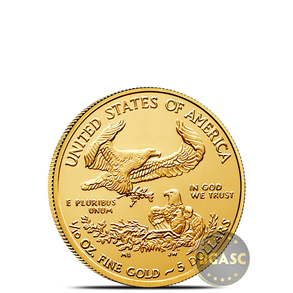 Buy 2016 1/10 oz Gold American Eagle $5 Coin Bullion Brilliant ...