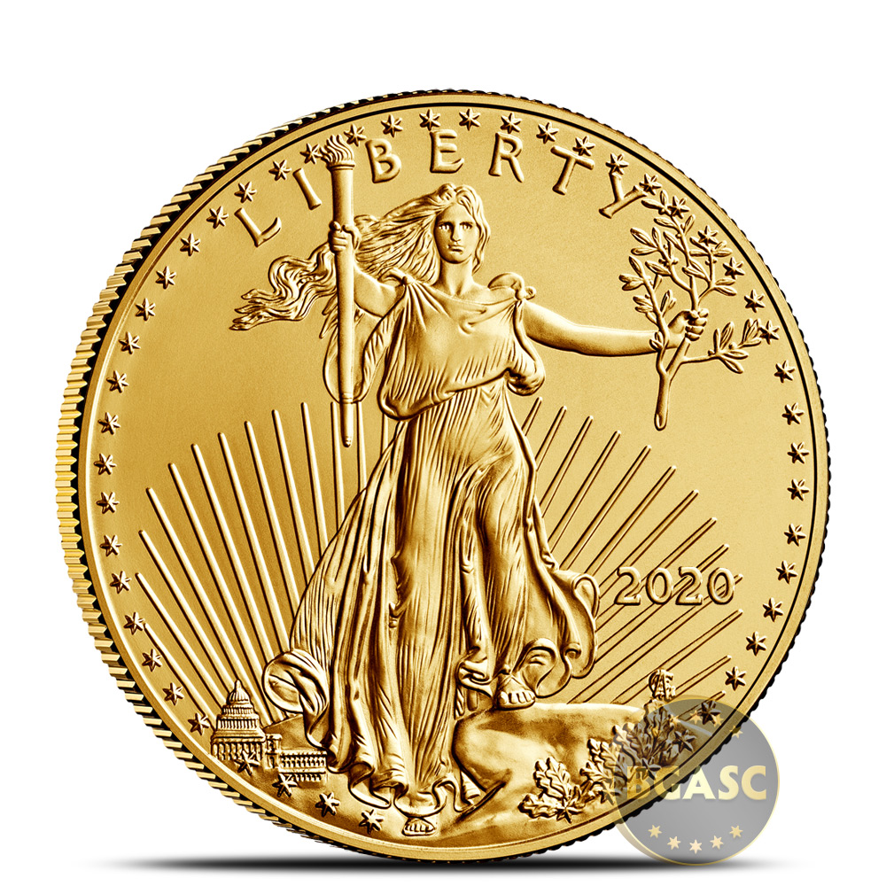 Buy 2020 1/2 oz Gold American Eagle $25 Coin Bullion Brilliant ...