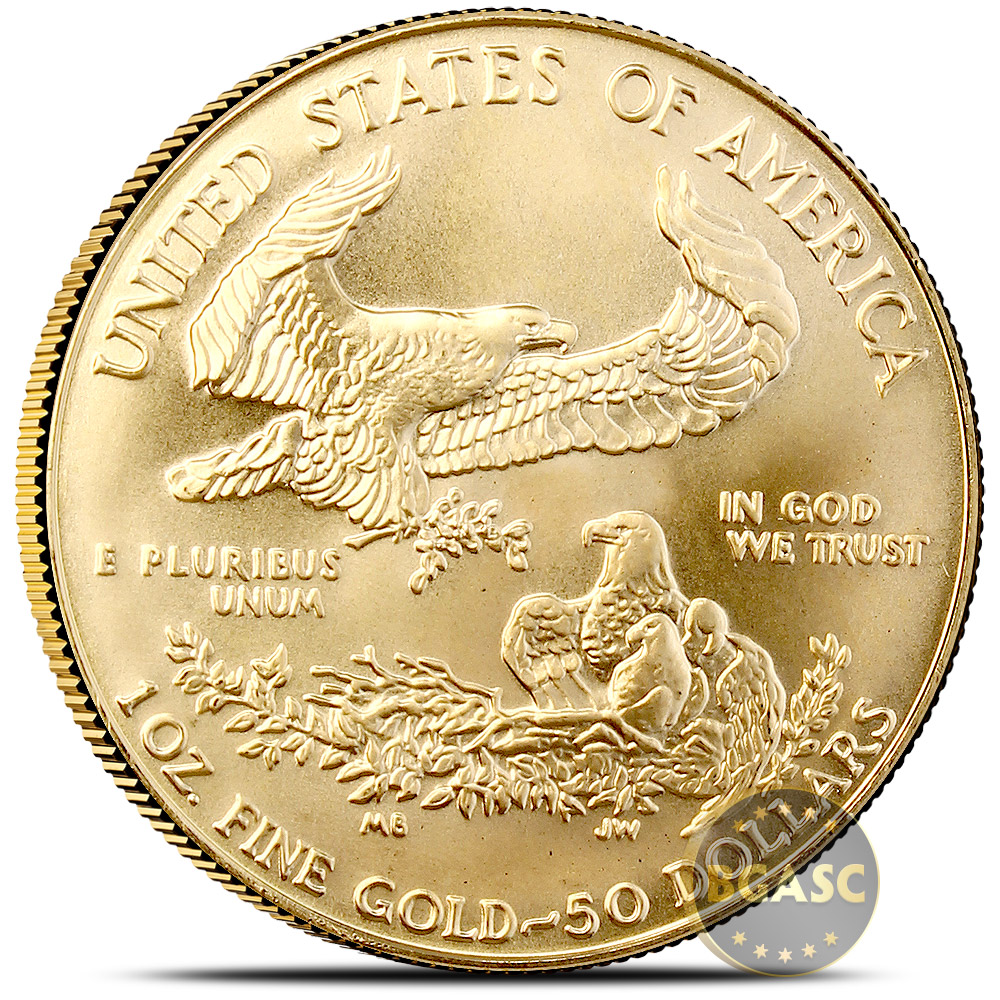 Buy 1 oz Gold American Eagle $50 Bullion Coin - Circulated / Scuffed ...