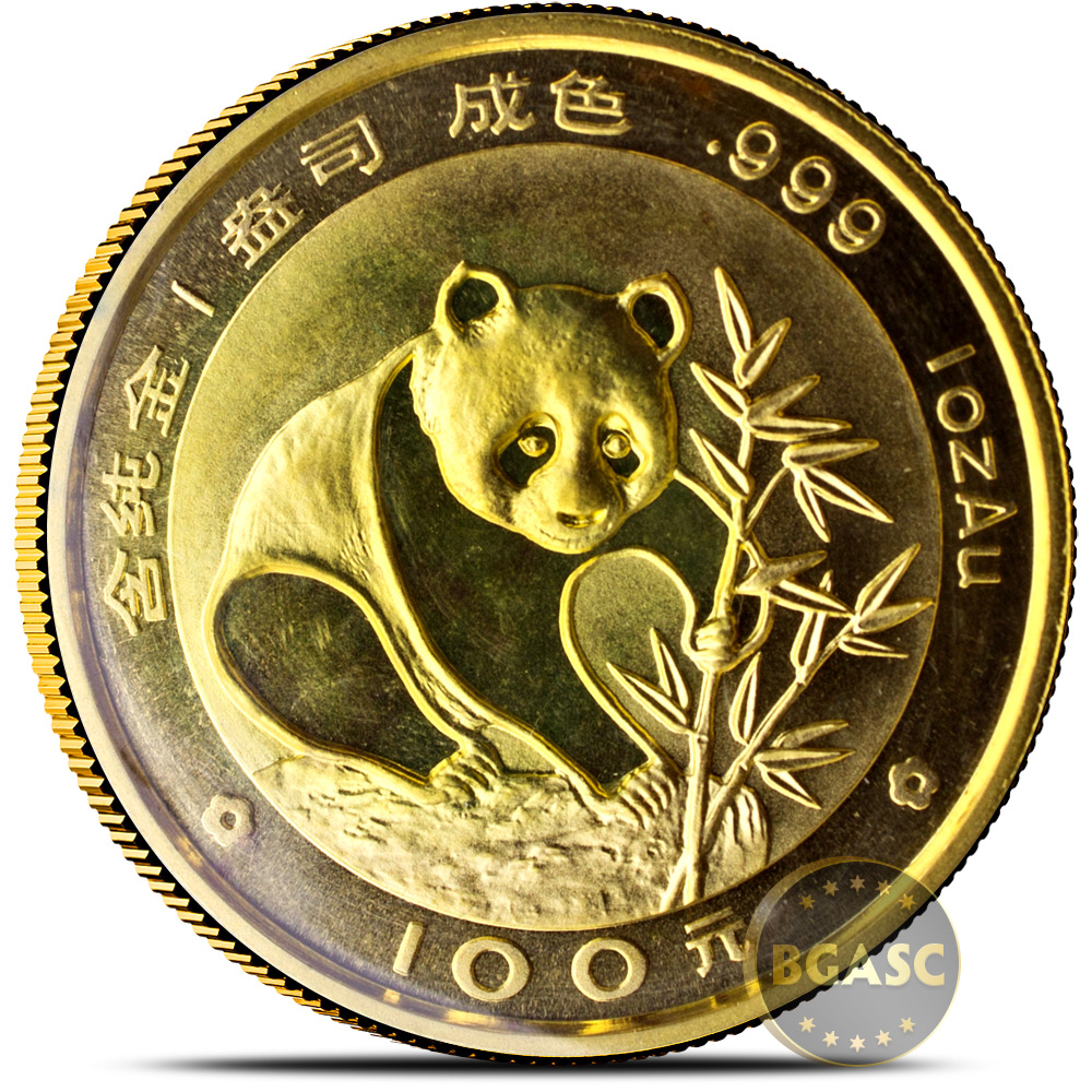 Buy 1 oz 1988 Chinese Gold Panda Coin 100 Yuan Brilliant Uncirculated ...