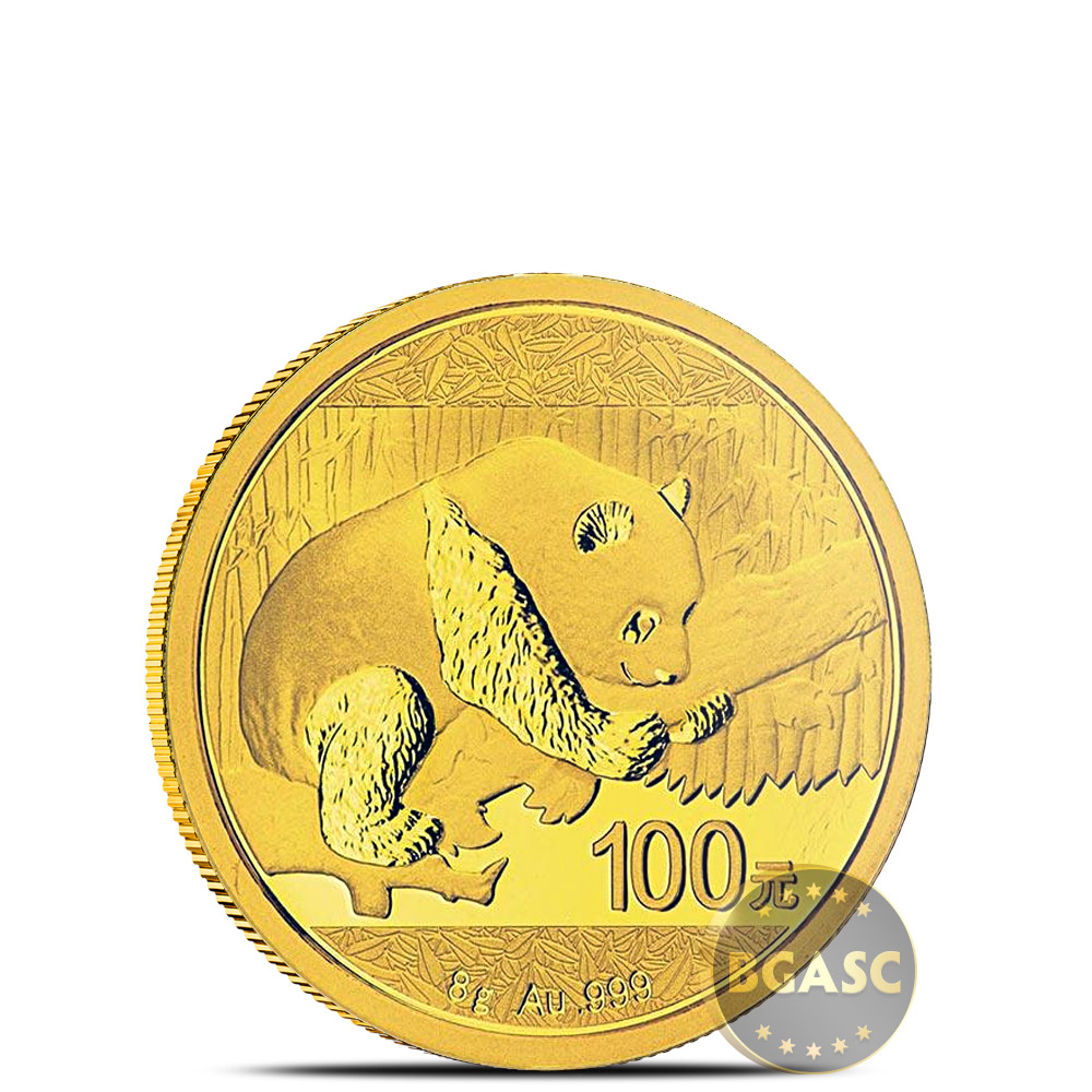 Buy 8 gram 2016 Chinese Gold Panda Coin 100 Yuan Brilliant Uncirculated ...