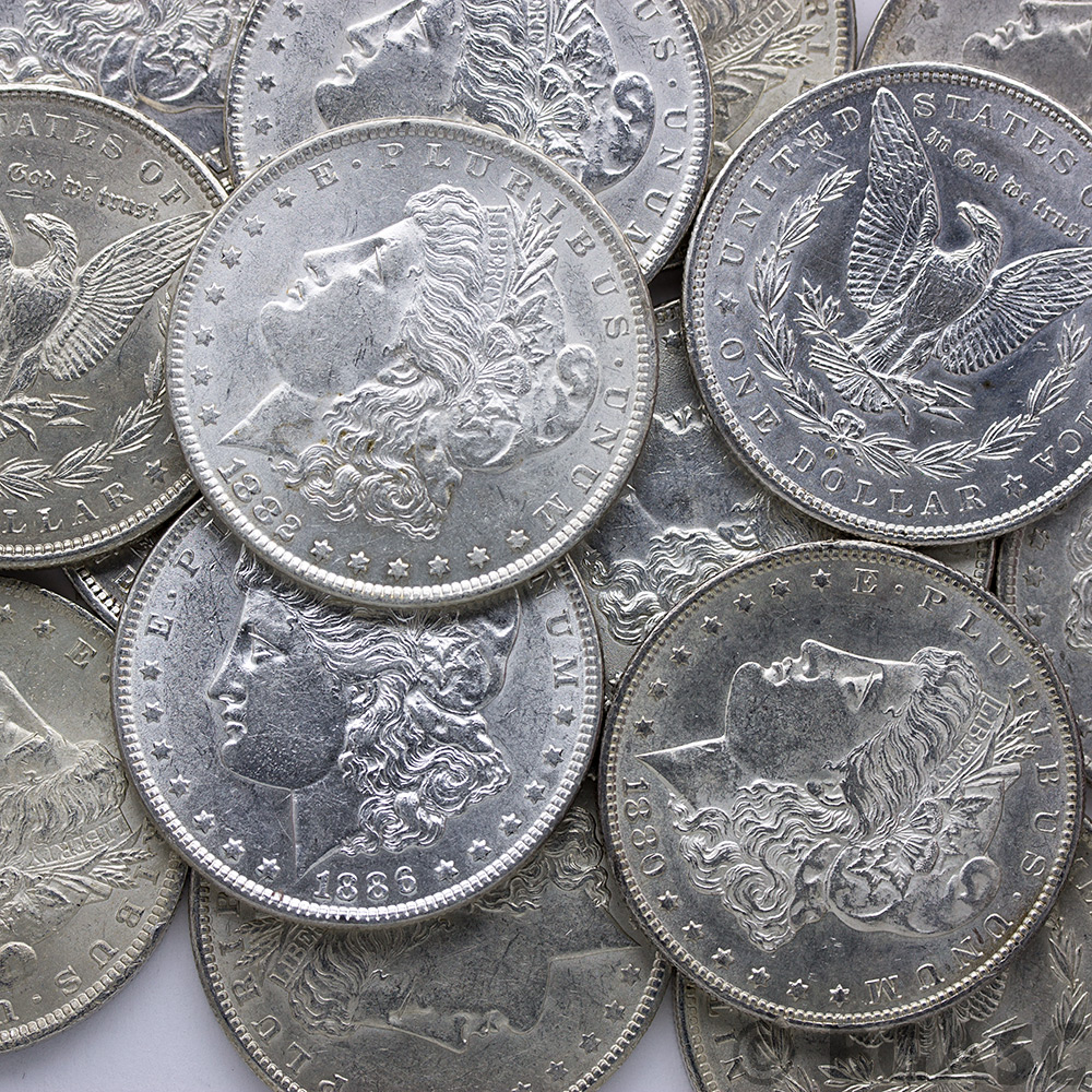 Buy Almost Uncirculated Pre-1921 Morgan Silver Dollars 1878-1904 Silver ...