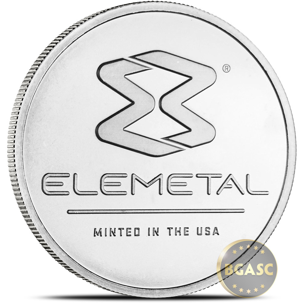 Buy 1 oz Silver Rounds Elemetal .999 Fine Silver Bullion - Special ...