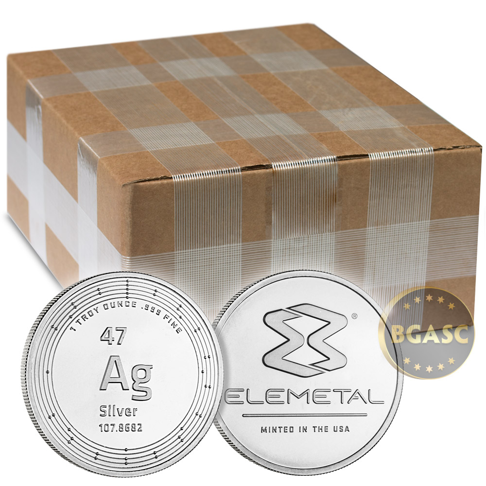 Buy 1 oz Silver Rounds Elemetal .999 Fine Silver Bullion - Special ...